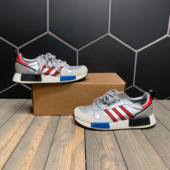 adidas | Shoes | New Wo Box Mens Adidas Rising Star R Silver Metallic ...